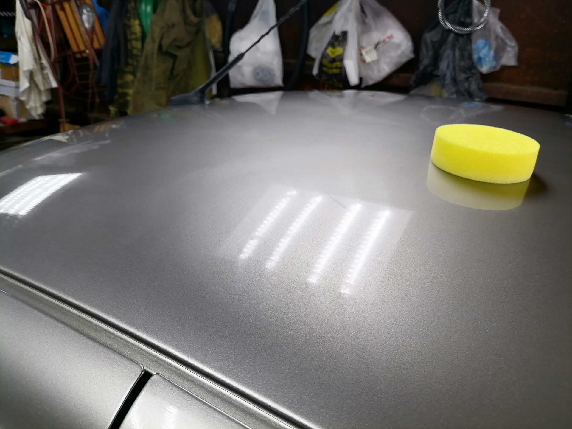 Обработка кузова защитным полеролем Soft99 — Lada Гранта (2G) FL, 1,6 л, 2021 года | мойка | DRIVE2