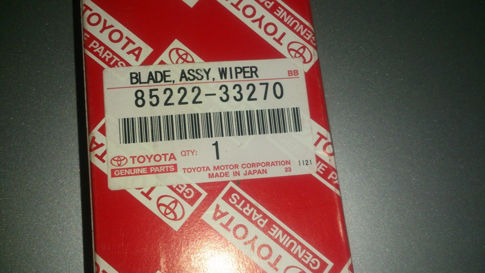 8522233270 Щетка стеклоочистителя 650 мм TOYOTA LEXUS | Запчасти на DRIVE2