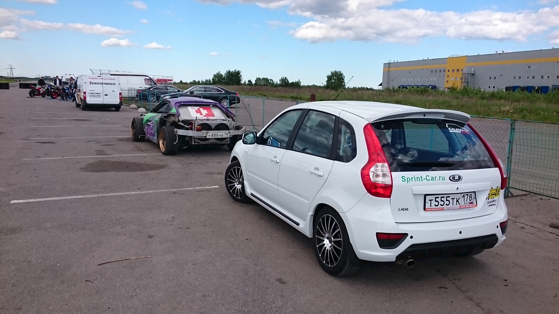 Тизер первого выезда на Автодром. — Lada Калина Спорт (2G), 1,6 л, 2015 года | другое | DRIVE2