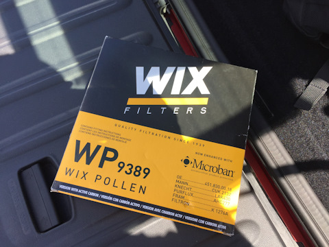 A4518300018 Картридж фильтра воздушного кондицицонер Mercedes ...