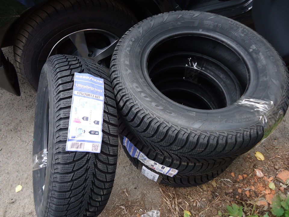 Зимняя резина GoodYear Ultra Grip Ice + — Daewoo Lanos, 1,5 л, 2008 ...