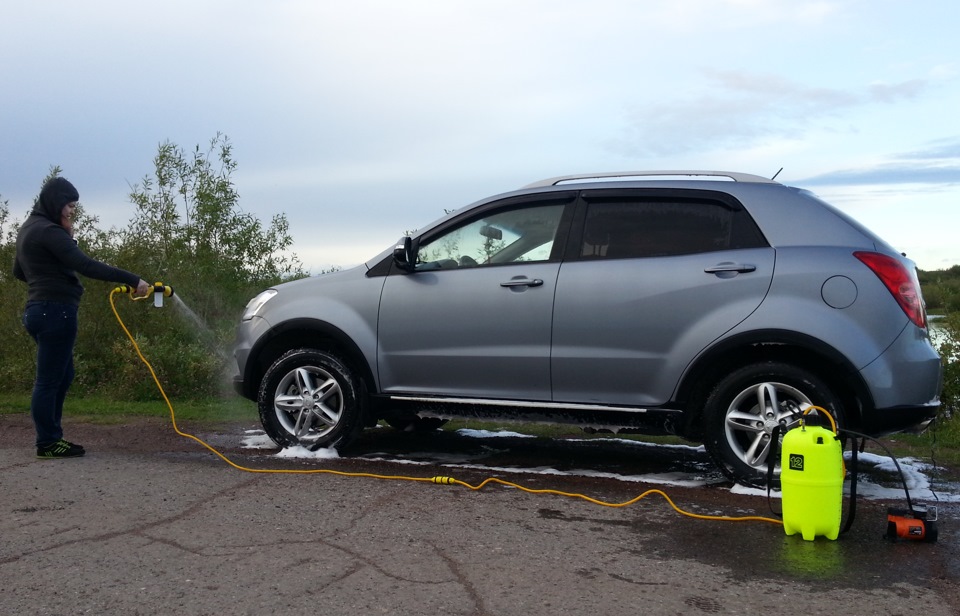 Минимойка "Муссон" — SsangYong Actyon (2G), 2 л, 2013 года | мойка | DRIVE2