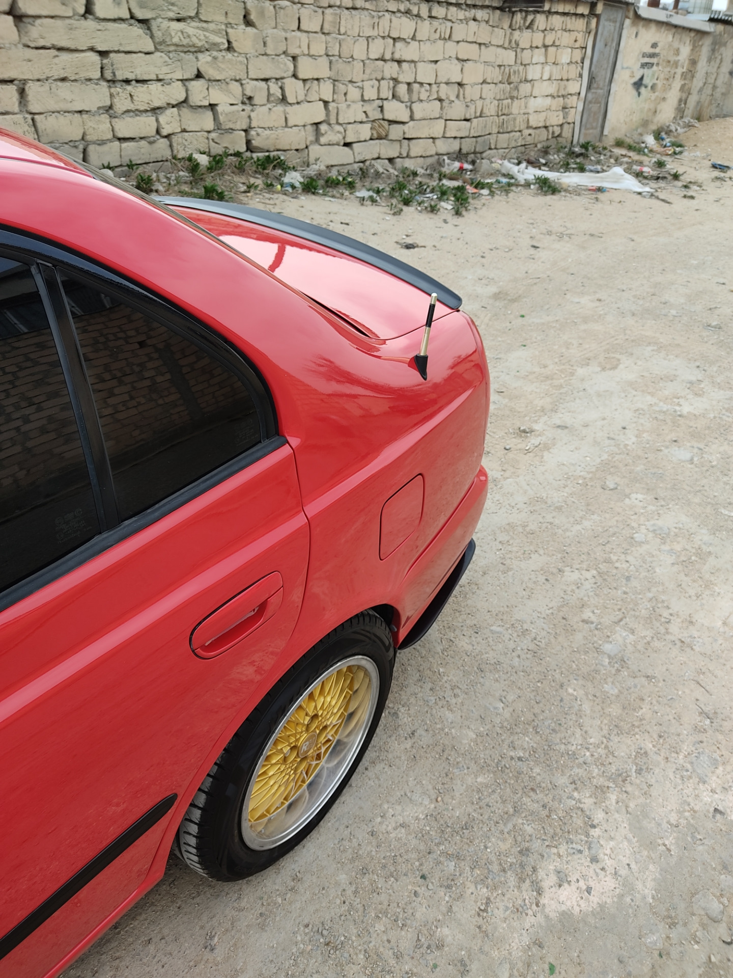 Самодельный лип спойлер — Hyundai Accent (2G), 1,5 л, 2002 года ...