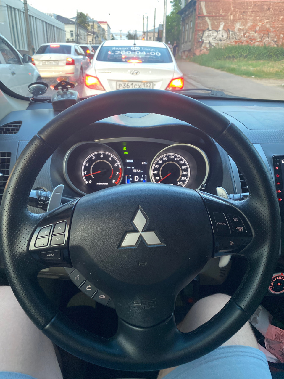Перешив руля — Mitsubishi Outlander XL, 3 л, 2007 года | аксессуары ...
