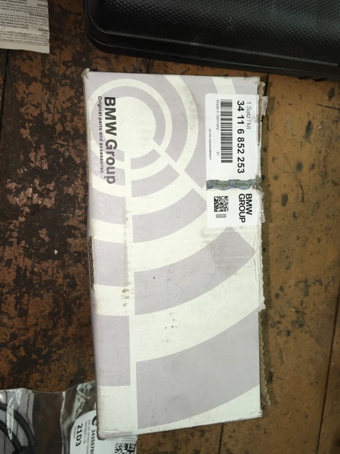 34116852253 Ремонтный комплект тормозных накладок BMW | Запчасти на DRIVE2
