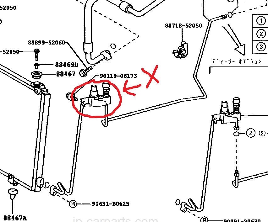 Трубка кондея, может у кого есть) — Toyota Vitz (10), 1 л, 1999 года ...
