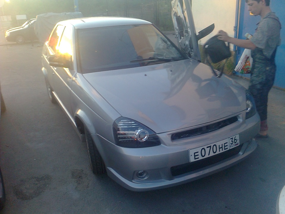 Обвес — Lada Приора седан, 1,6 л, 2008 года | тюнинг | DRIVE2