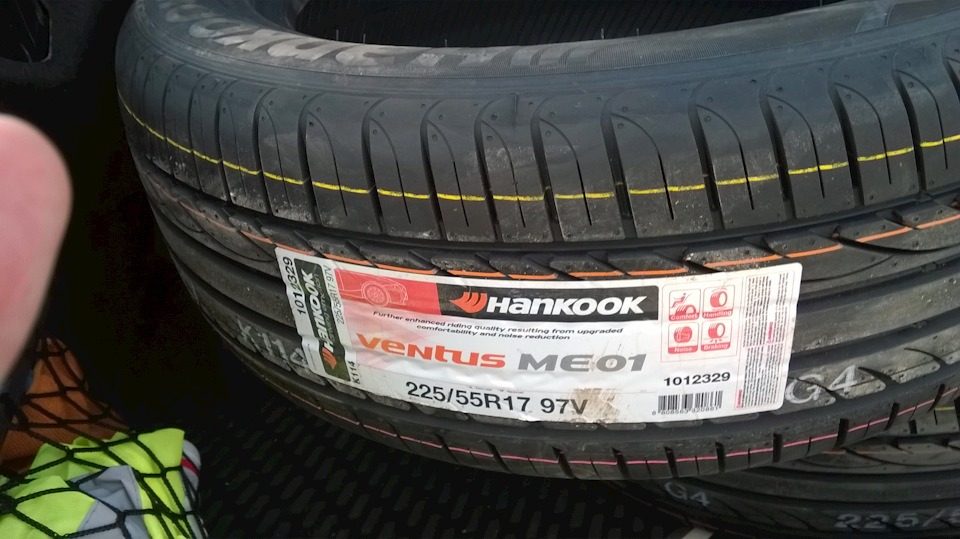 Новые шины для моей машины, Hankook Ventus ME01 — Citroen C5 (2G), 1,8 ...