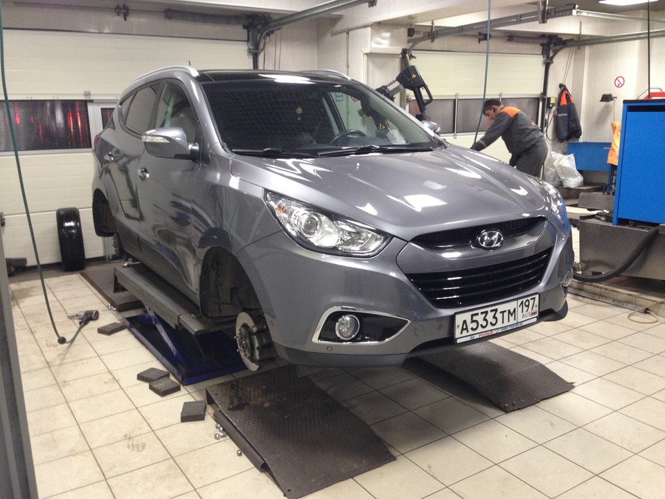 Зимняя резина — Hyundai ix35, 2 л, 2012 года | шины | DRIVE2