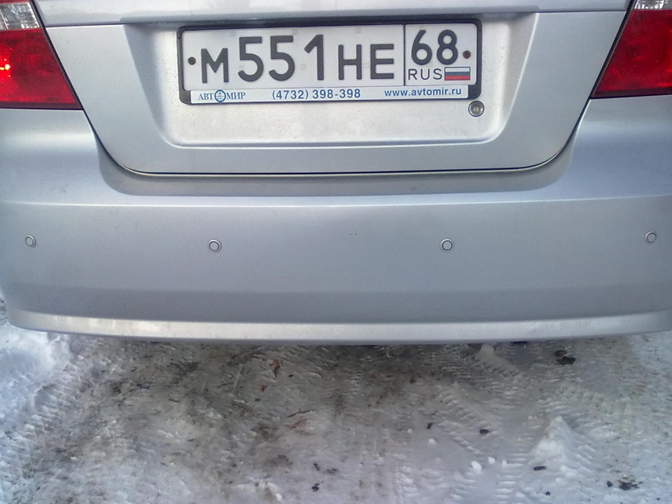 Как и обещал, парктроник на авео — Chevrolet Aveo Sedan (1G), 1,4 л ...