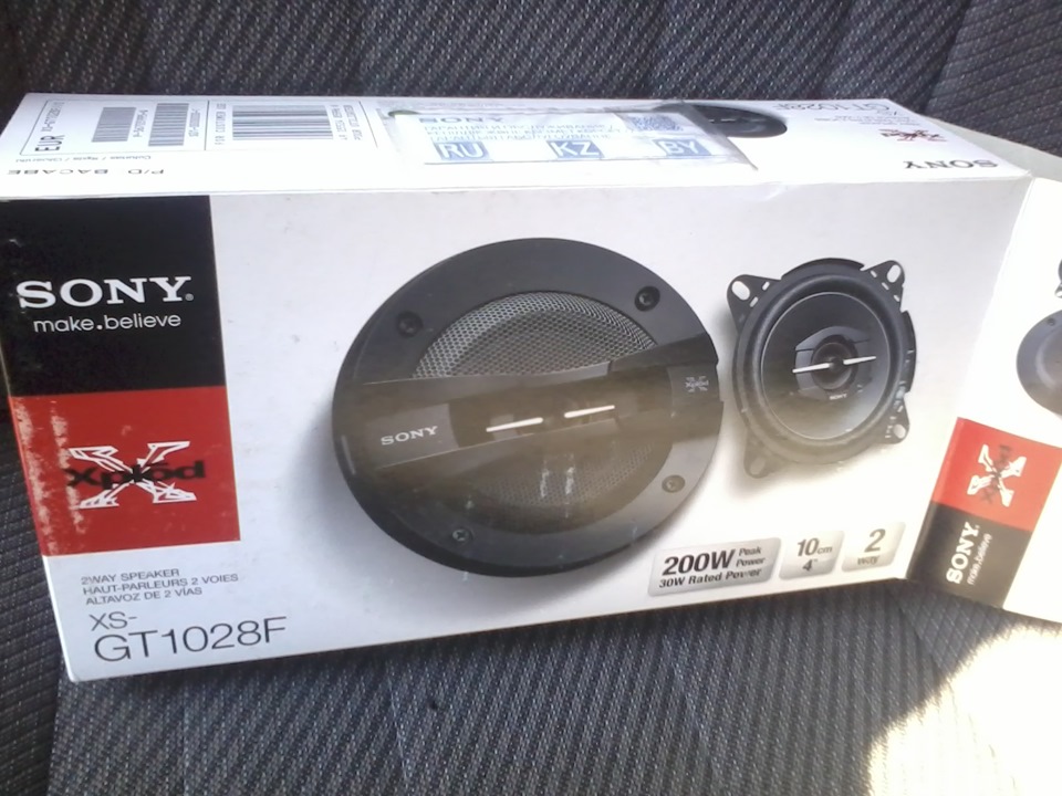 Динамики Sony в торпеду — Volkswagen Passat B3, 1,8 л, 1988 года | автозвук | DRIVE2