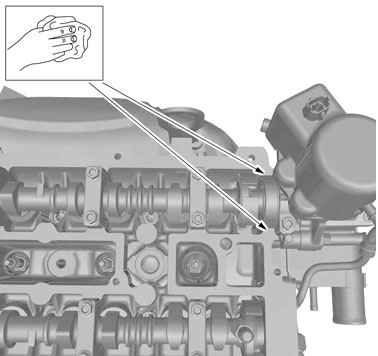 Техничка. Крышка клапанного механизма. Датчики положения ...