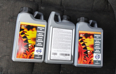 31280771 Масло трансмис. Volvo 75W GL4 M56/58/66/MMT6 (1 л) Volvo ...