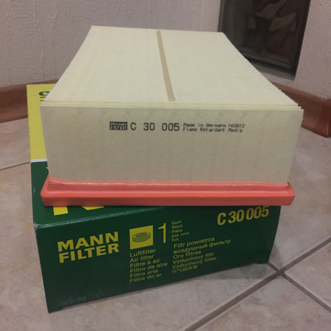 C30005 Воздушный фильтр MANN FILTER | Запчасти на DRIVE2