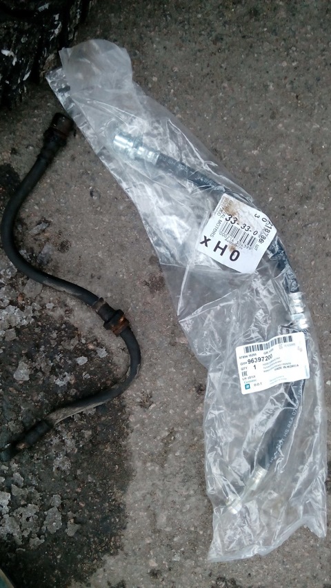 96397200 Шланг тормозной левый GM | Запчасти на DRIVE2