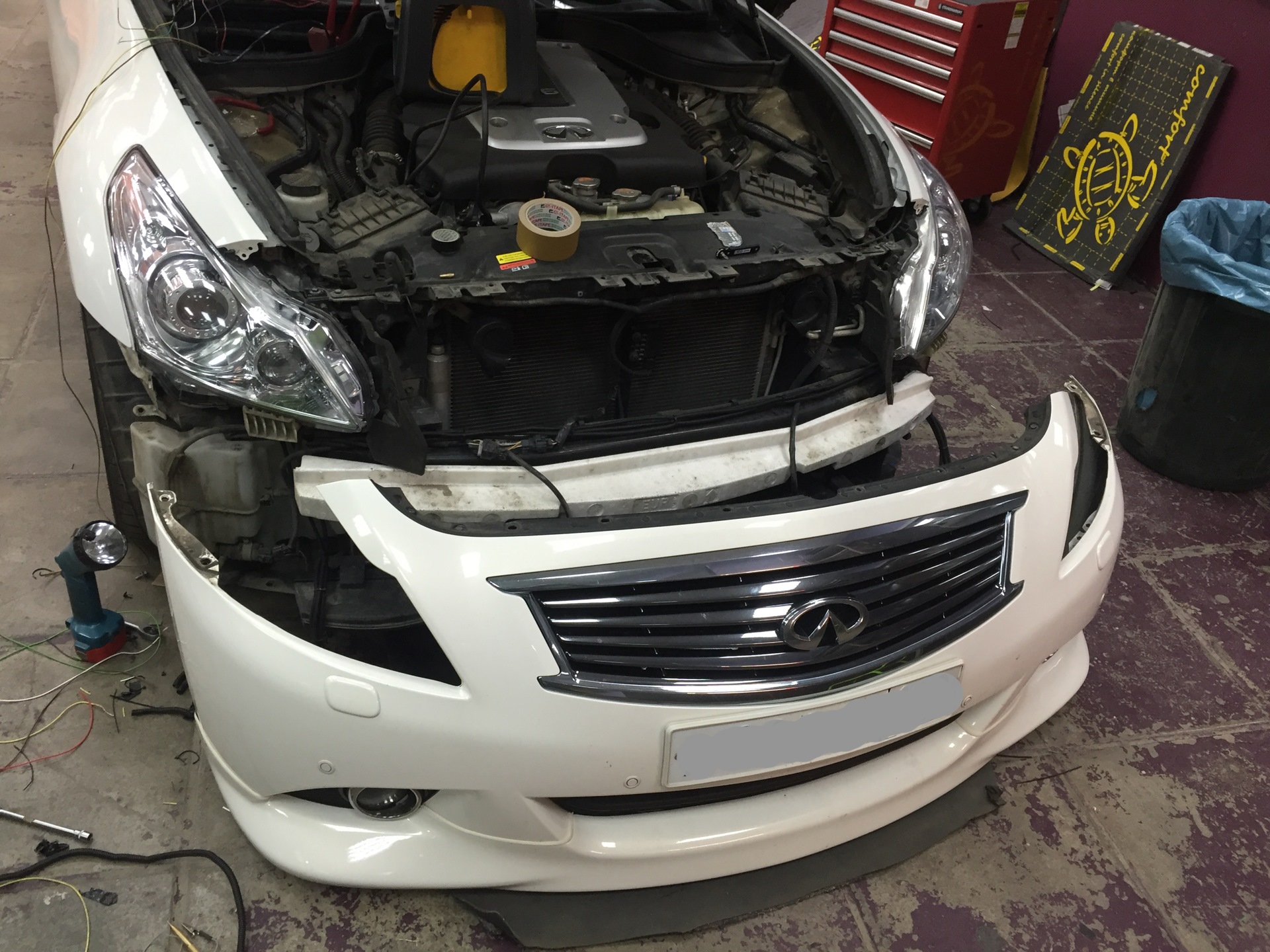 Апгрейд передней и задней оптики(High Performance Lights) — Infiniti G25, 2,5 л, 2013 года ...