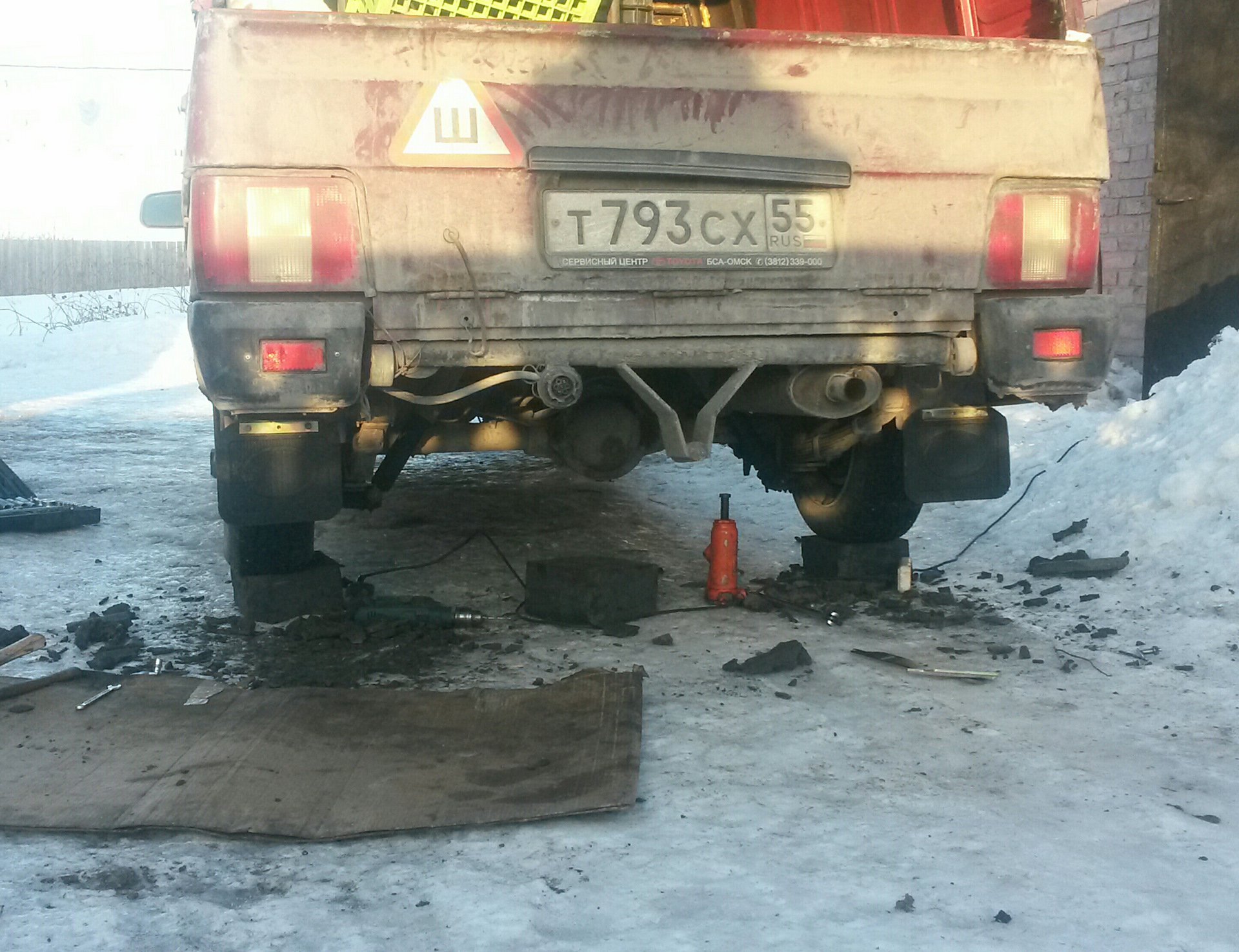 Задние брызговики — ИЖ 2717, 1,6 л, 2004 года | стайлинг | DRIVE2