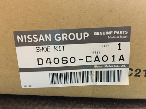 D4060CA01A Колодки тормозные барабанные NISSAN INFINITI | Запчасти на ...