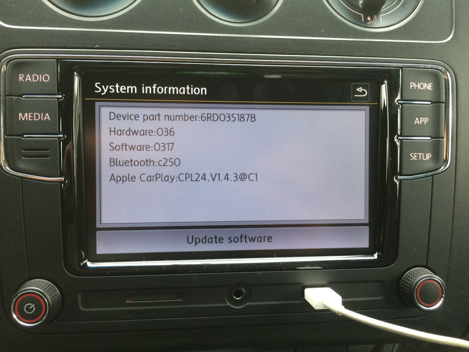 Голова Rcd 330g Plus 187B — Volkswagen Caddy (3G), 1,8 л., 2005 года ...