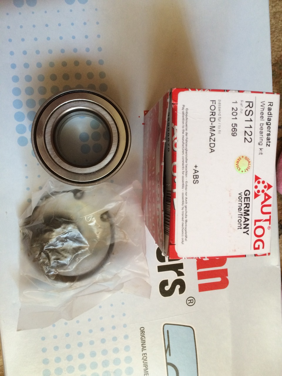 1201569 Подшипник ступицы Ford | Запчасти на DRIVE2