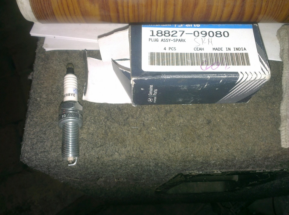 1882709080 Свеча зажигания KIA HYUNDAI | Запчасти на DRIVE2