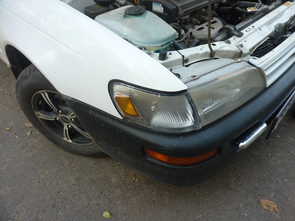 Замена габаритов после ДТП — Toyota Corolla (100), 1,3 л, 2001 года ...