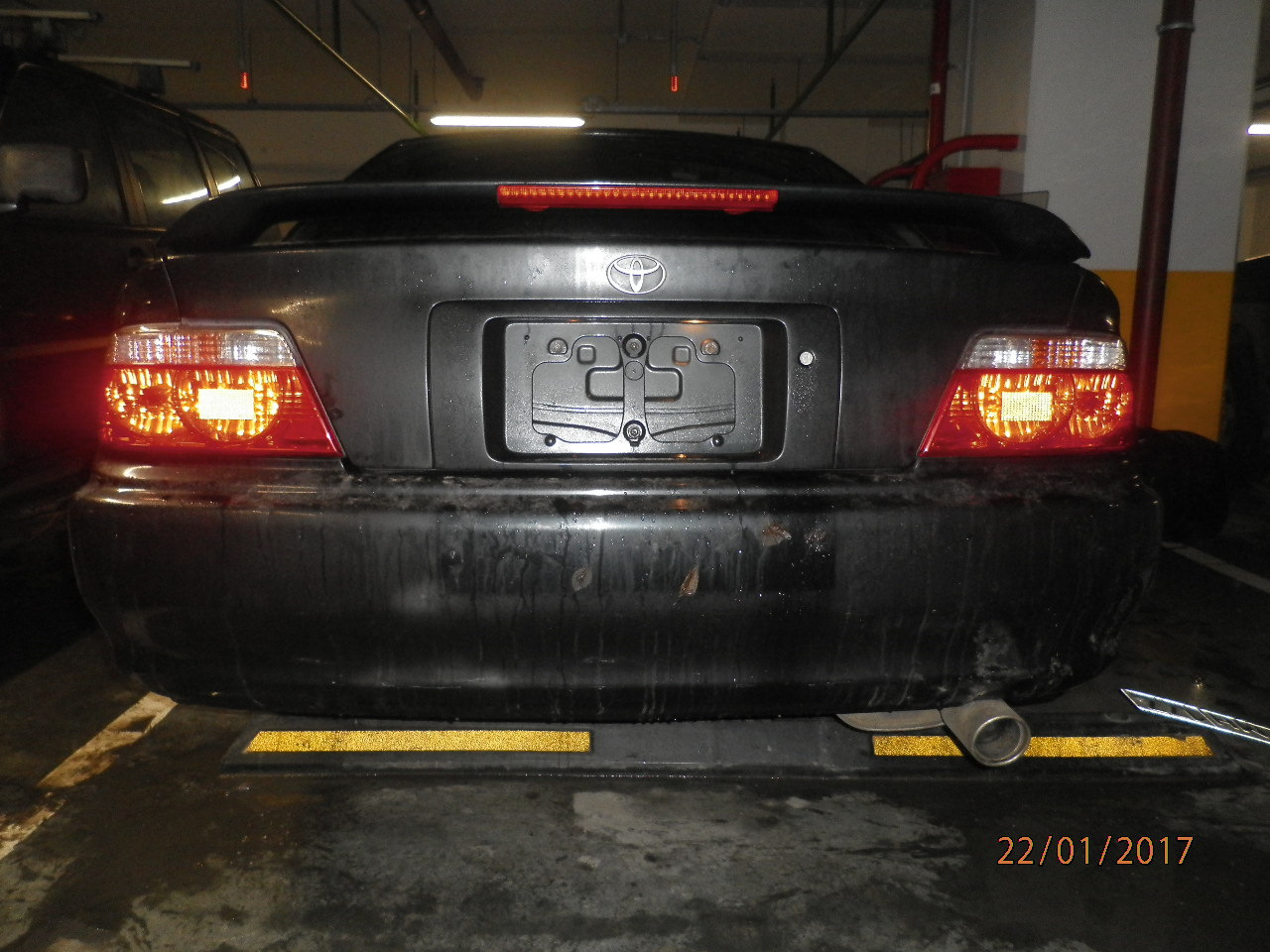 Задние фары от рестайла. — Toyota Chaser (100), 2,5 л, 1997 года ...
