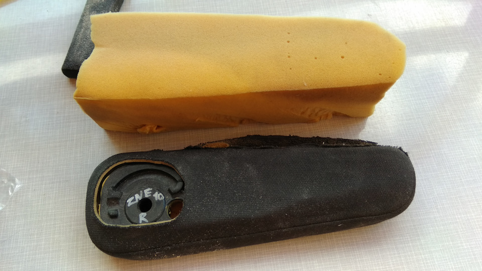 Восстановление подлокотника часть 1 — Toyota Wish (AE10), 1,8 л, 2003 ...