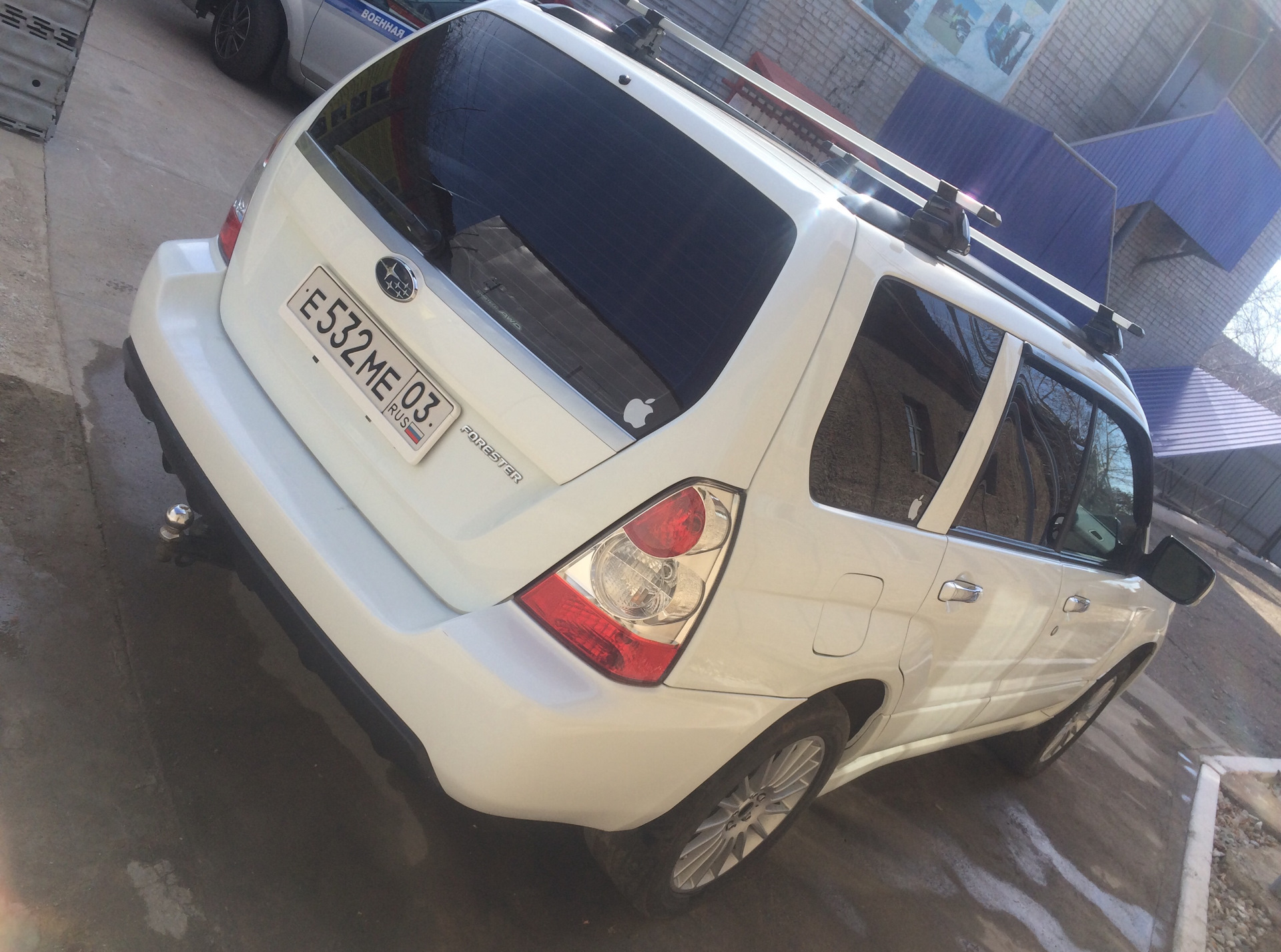 Спойлер) — Subaru Forester (SG), 2 л, 2007 года | тюнинг | DRIVE2