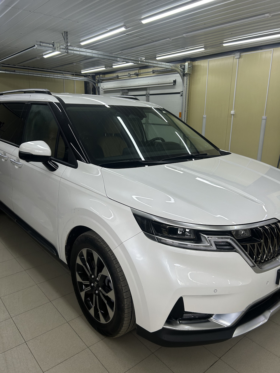 Тонировка передка — KIA Carnival (4G), 2,2 л, 2021 года | стайлинг | DRIVE2