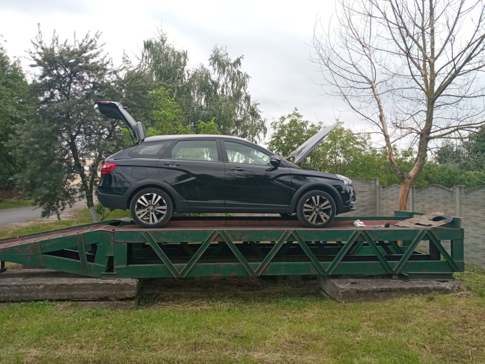 Установка 4-й опоры. — Lada Vesta SW Cross (1G), 1,6 л, 2021 года ...