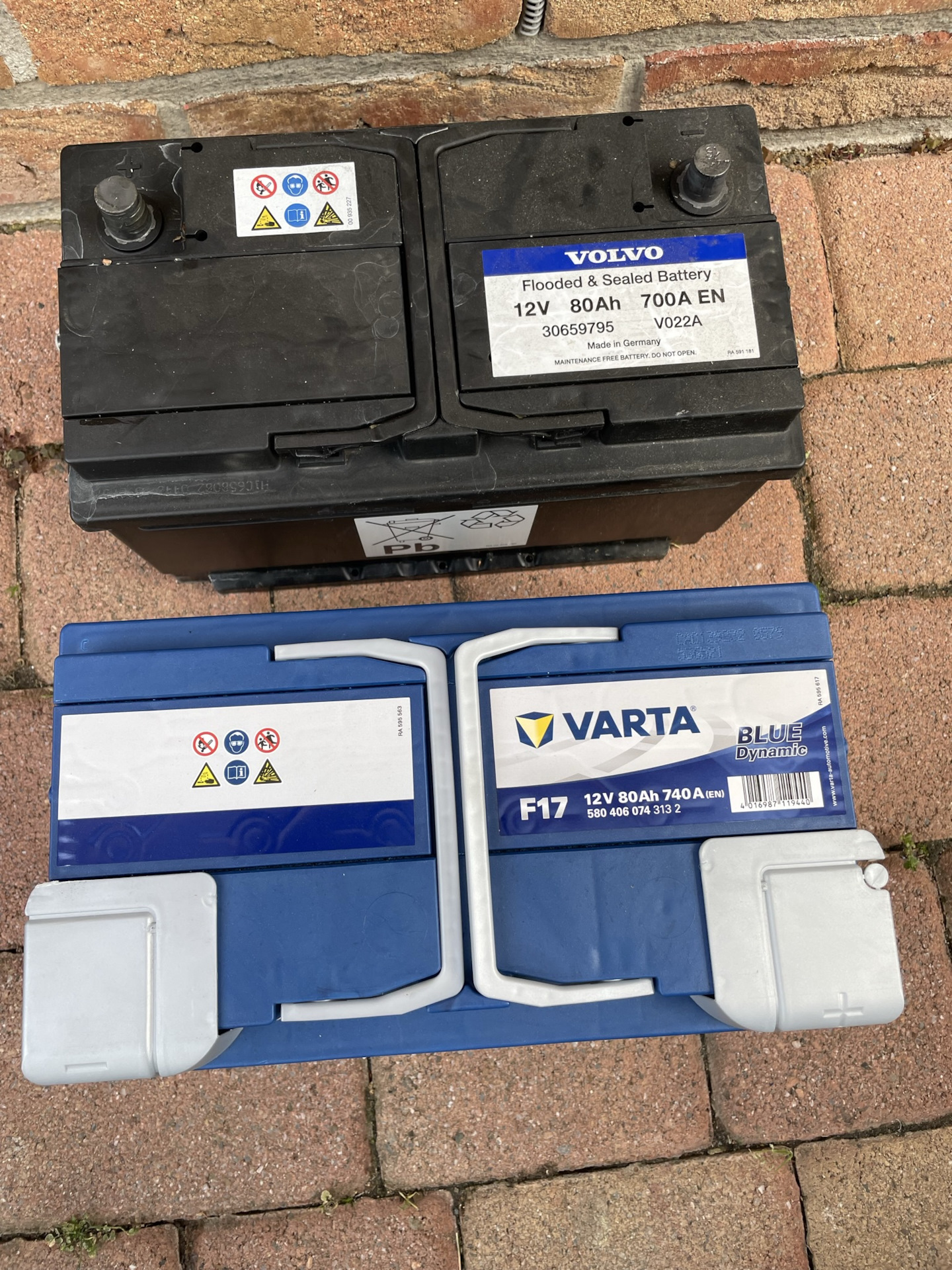 Новая батарея — Volvo S60 (2G), 2 л, 2011 года | электроника | DRIVE2