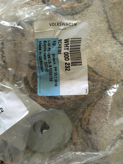 WHT000232 Шайба эксцентриковая VAG | Запчасти на DRIVE2