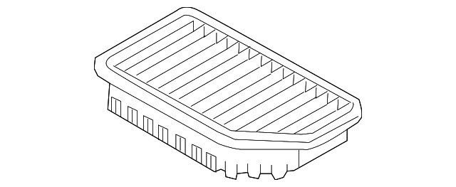 281131R100 Фильтр воздушный двигателя KIA HYUNDAI | Запчасти на DRIVE2