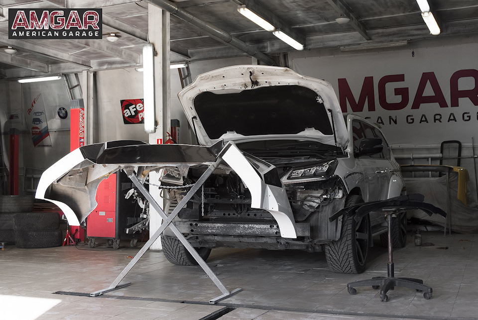 Ремонт обвеса Verge на Lexus LX570. Часть 2. — AMGAR на DRIVE2