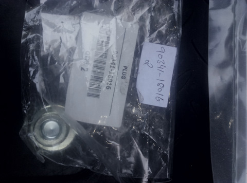 9034118016 Пробка поддона атм TOYOTA LEXUS | Запчасти на DRIVE2