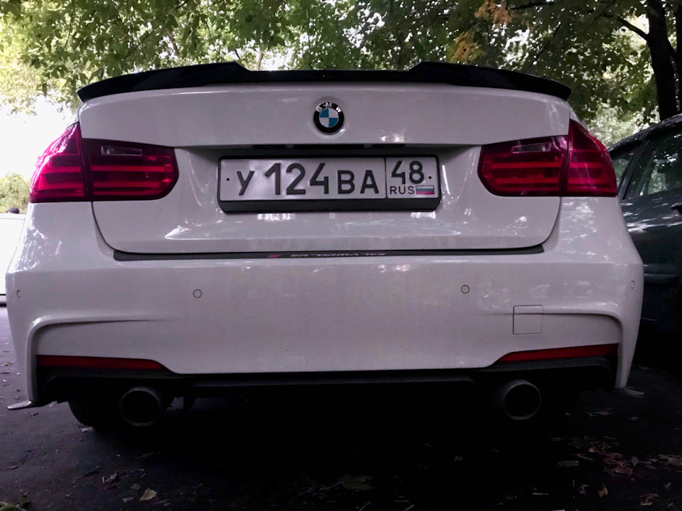 спойлер от М 4 — BMW 3 series (F30), 2 л, 2014 года | тюнинг | DRIVE2