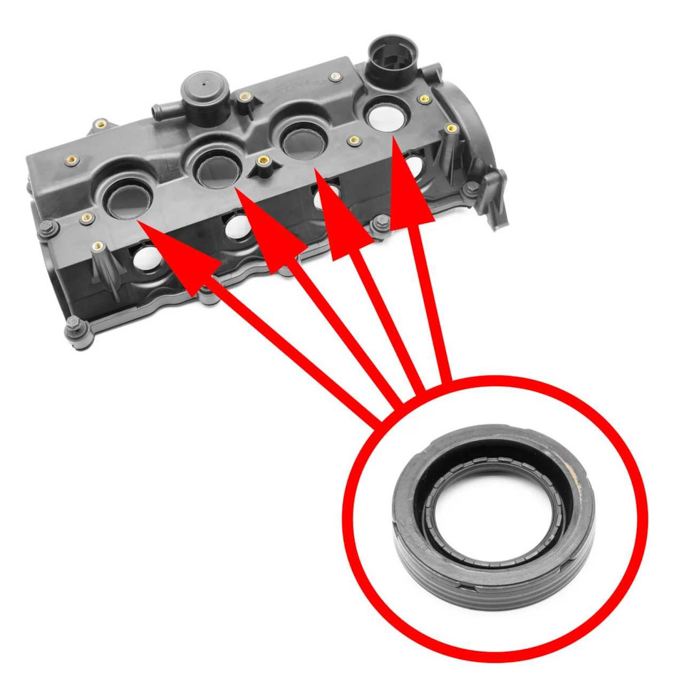 Сальник 98014752 (5821521) клапанной крышки Opel 1.7D 5607251, 98001142 ...