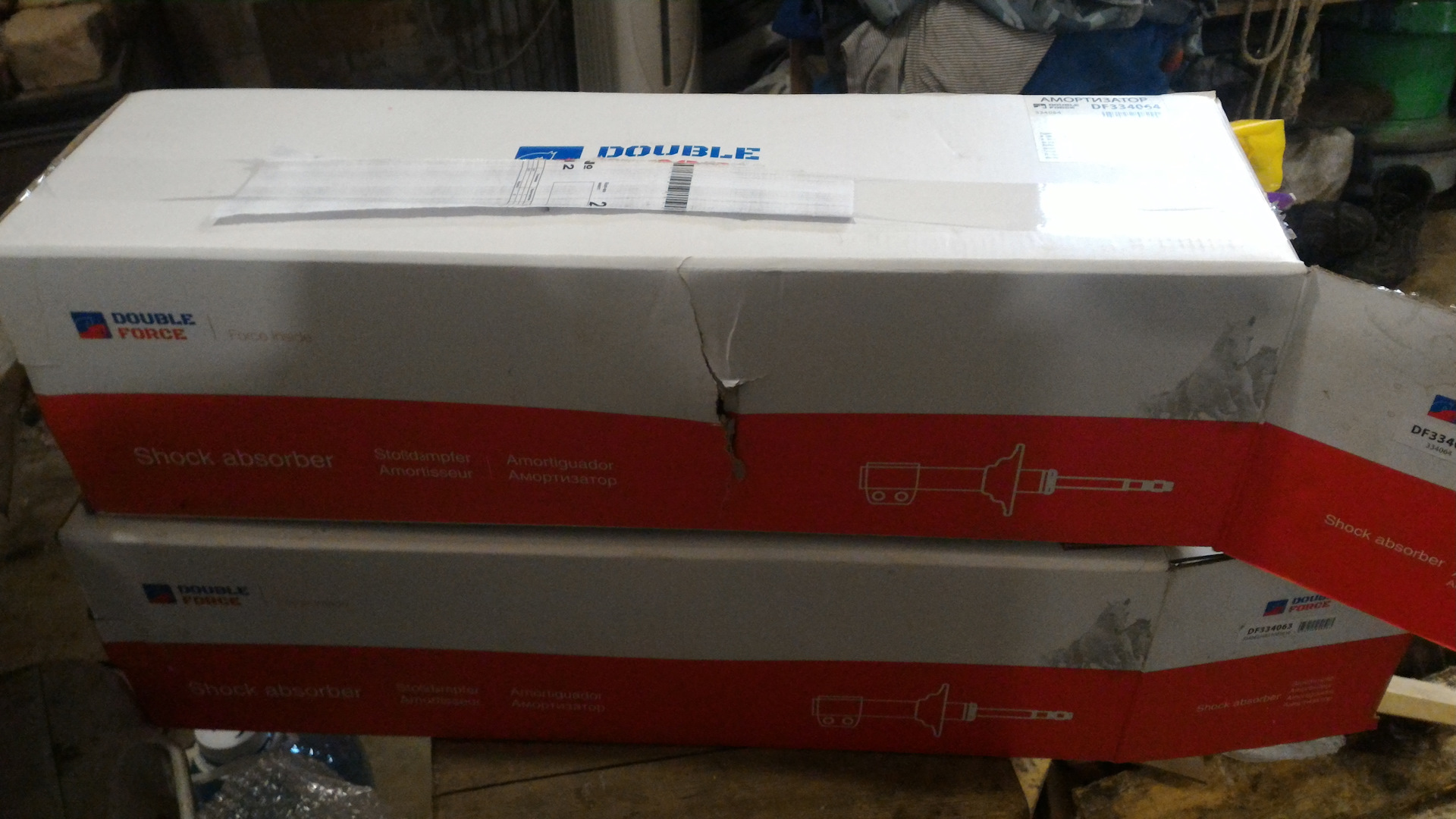 Задние амортизаторы DOUBLE FORCE — Toyota Corona Premio (T210), 1,8 л, 1998 года | плановое ТО ...