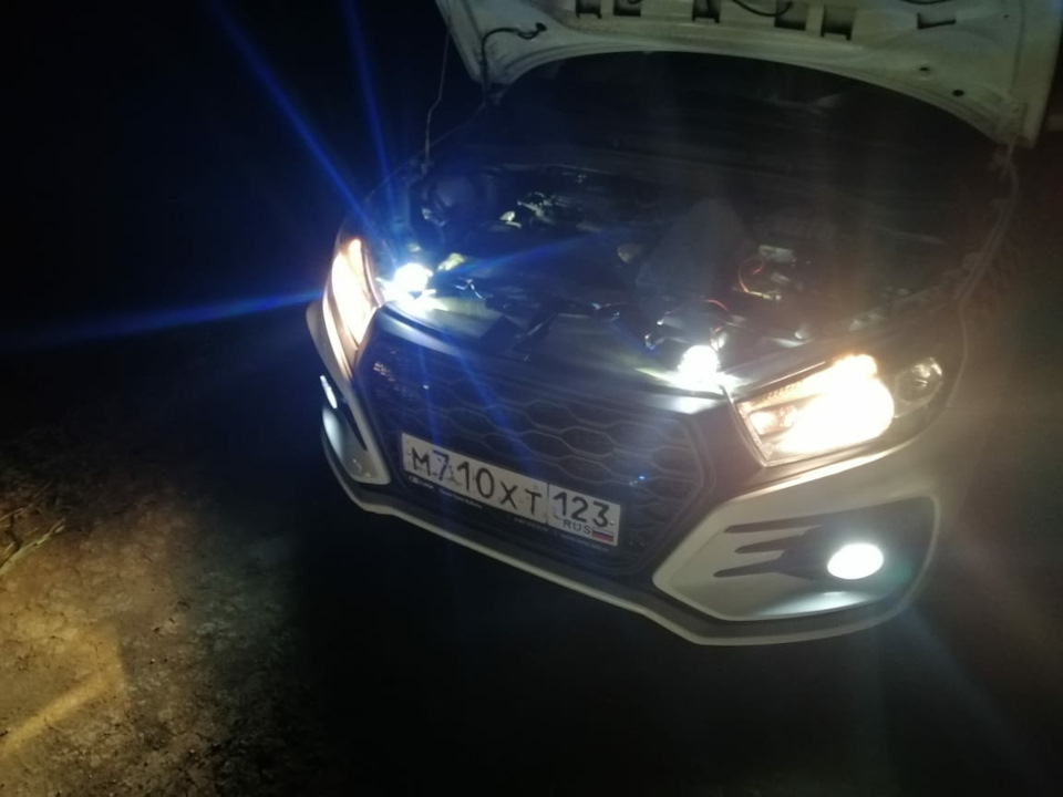 Dixel bi led 1,8 ночной тест драйв часть 2 — Lada Vesta (1G), 1,6 л, 2019 года | тюнинг | DRIVE2