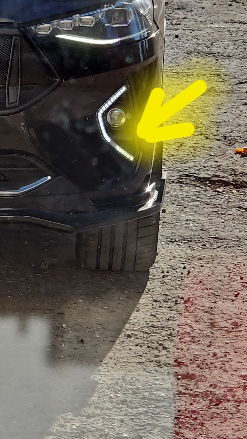 Перегорели диоды на ходовых огнях "китайских" 😔 обидно конечно — Haval F7x, 2 л, 2021 года ...