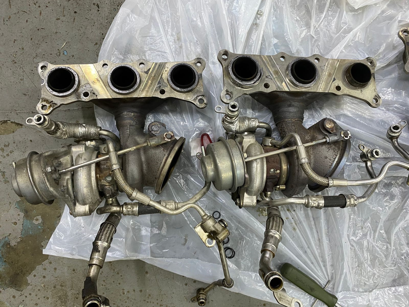 Вот она! плановая замена турбин!) — BMW 3 series Coupe (E92), 3 л, 2007 ...