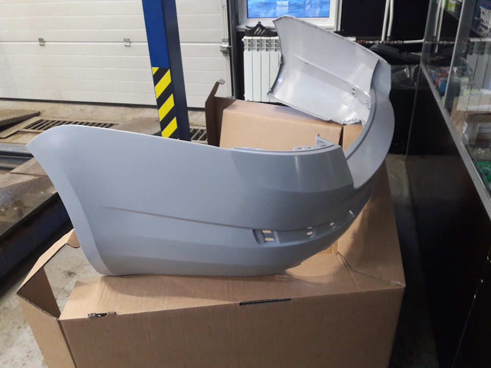 Задний бампер — Skoda Octavia Combi A7 Mk3, 1,8 л, 2015 года | ДТП | DRIVE2