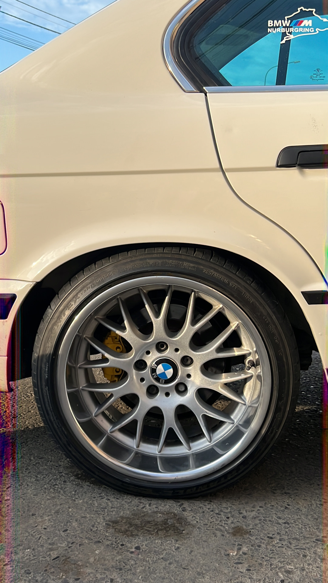 Покраска суппортов и примерка rondell 0058 — BMW 5 series (E34), 2,5 л ...