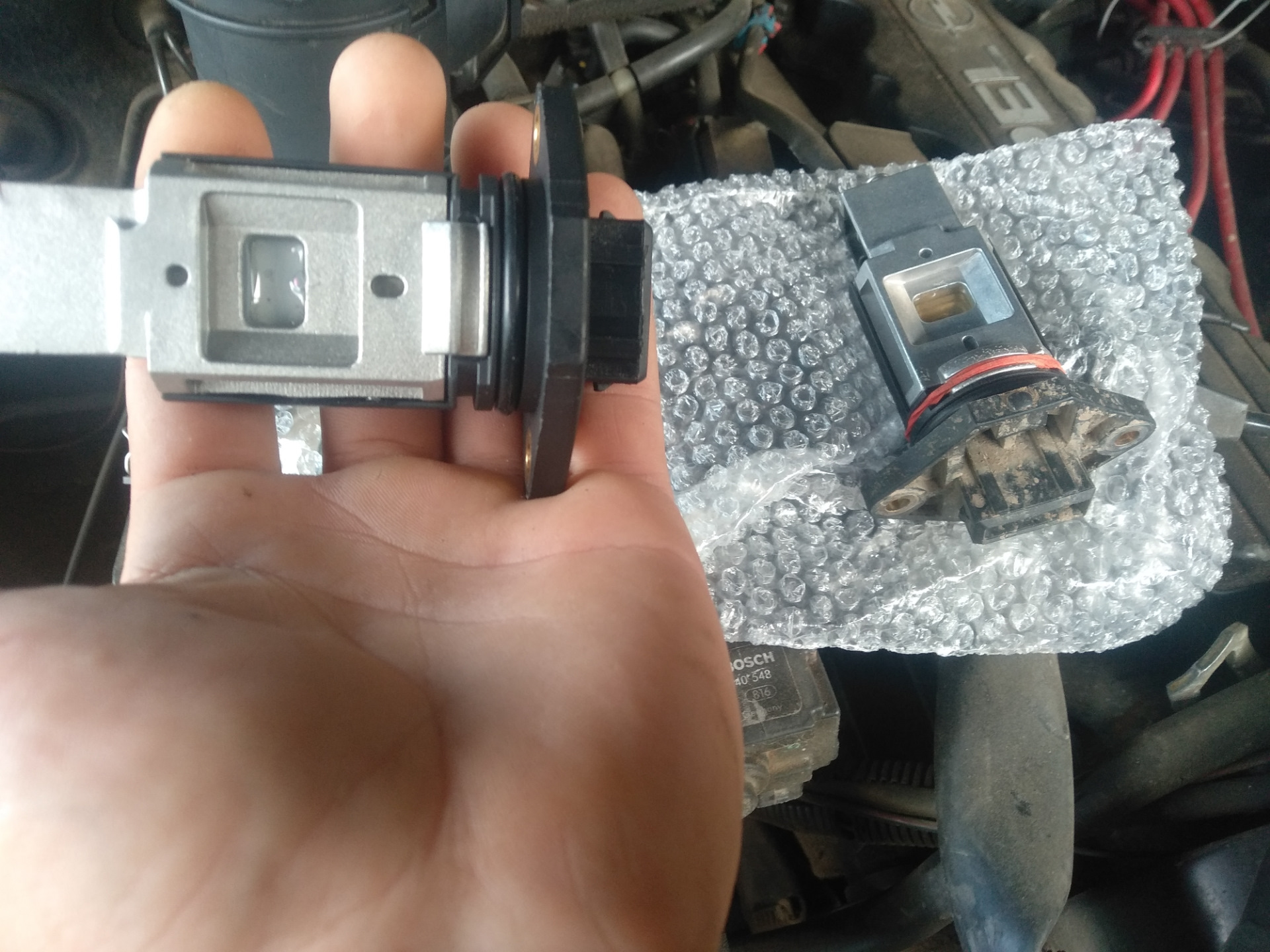 Замена датчика холостого хода и дмрв — Opel Omega B, 2 л, 1995 года ...