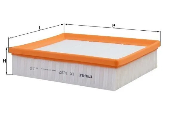 LX1652 Воздушный фильтр MAHLE KNECHT | Запчасти на DRIVE2