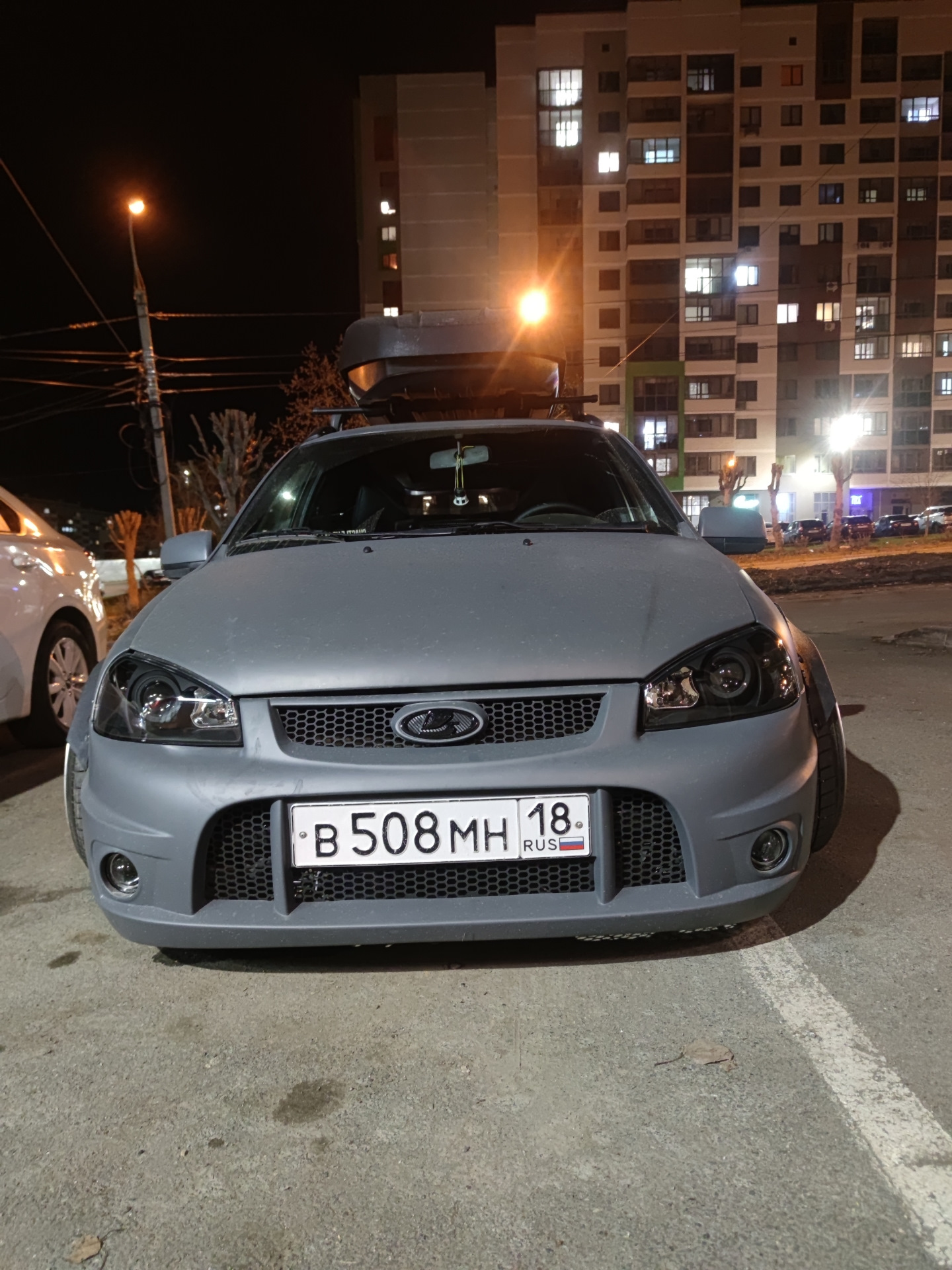 [Запись 125] Да здравствует новая оптика — Lada Калина Хэтчбек (1G), 1 ...