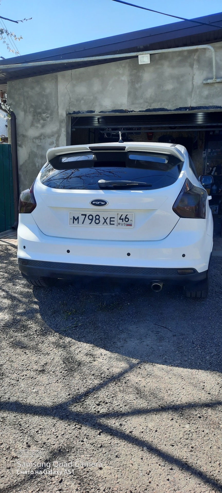 (27) СИЛИКОНОВАЯ РАМКА НОМЕРА — Ford Focus Hatchback III, 2 л, 2012 ...