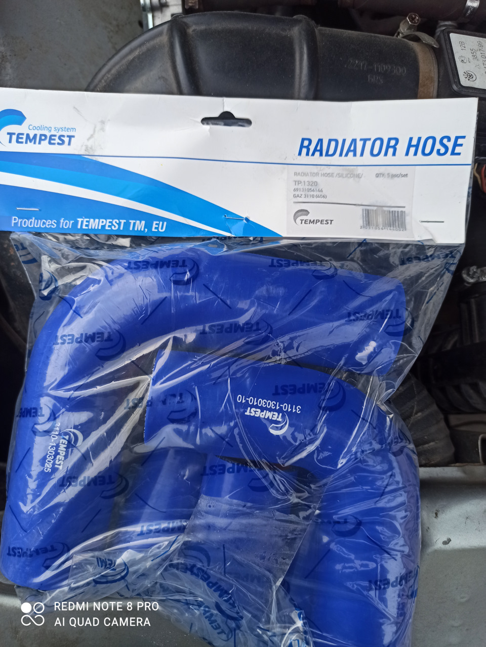 Волга 31105 Установка силиконовых патрубков охлаждения ЗМЗ 406 — ГАЗ 31105, 2,3 л, 2005 года ...