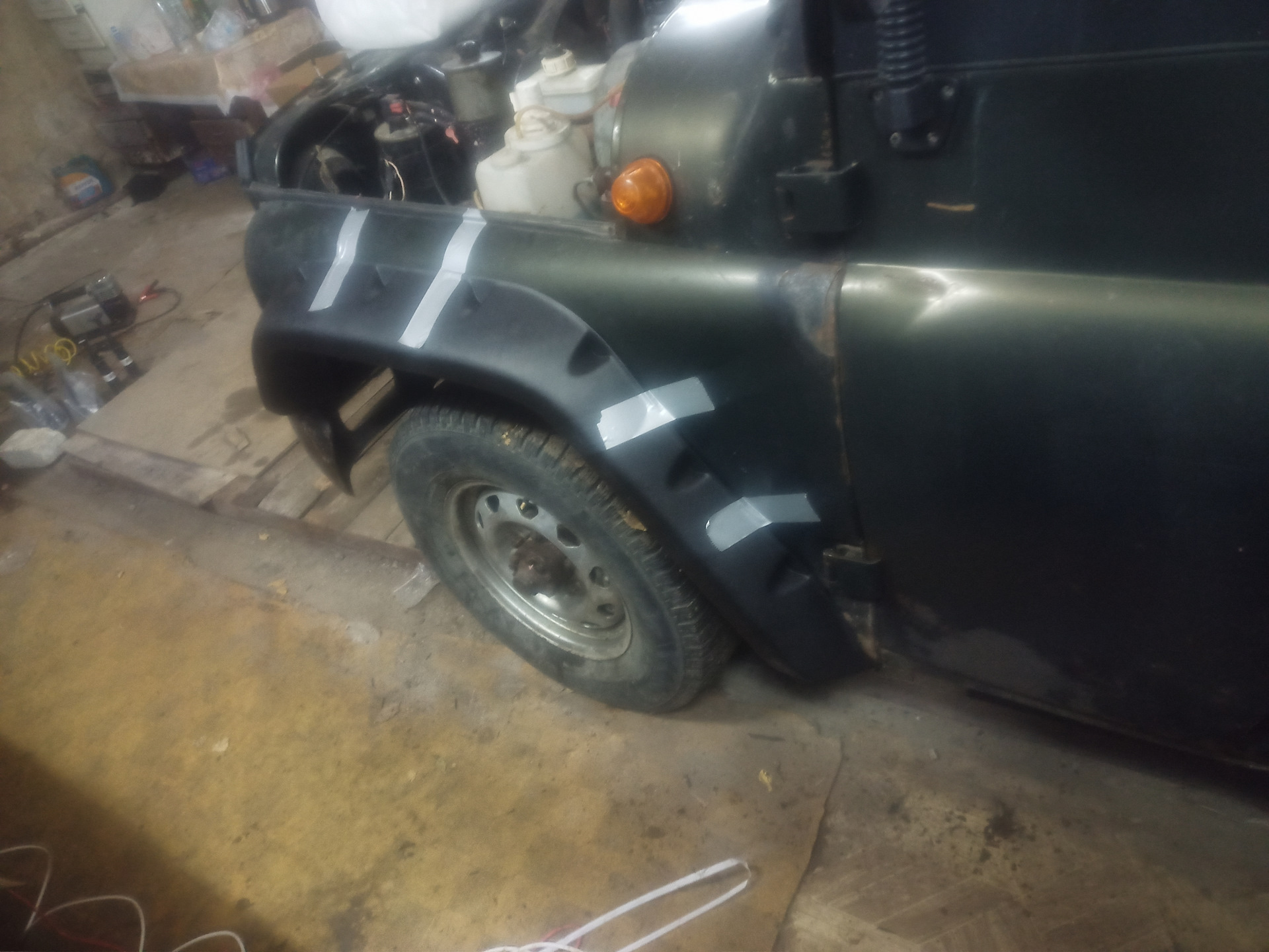 Черновая установка бушвакеров — УАЗ 315196, 2,7 л, 2010 года | тюнинг | DRIVE2